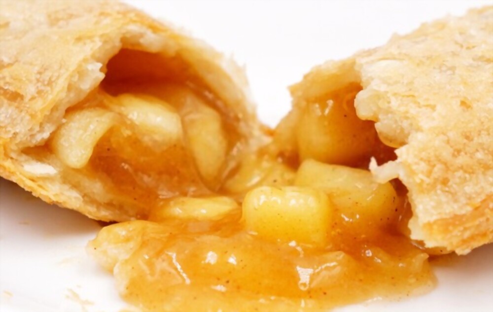 Apple Pie-Filled Crispy Cheddar Frico Cups