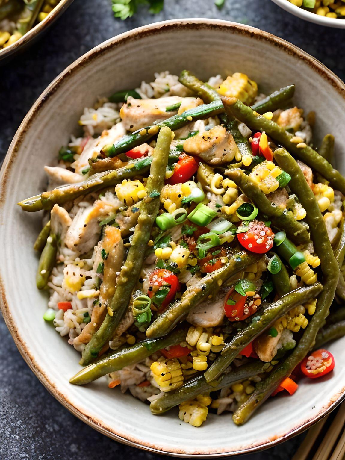 Canned Corn Recipes -Savory Corn and Black Bean Fiesta