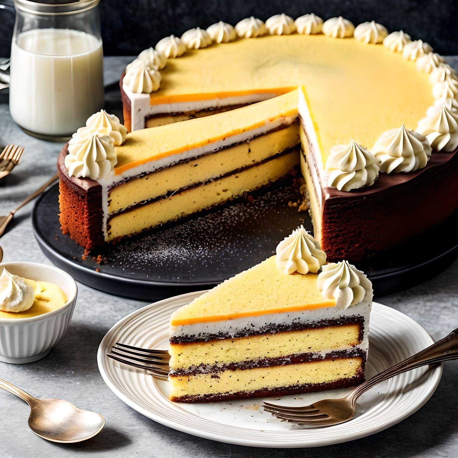 Mango Custard Recipe