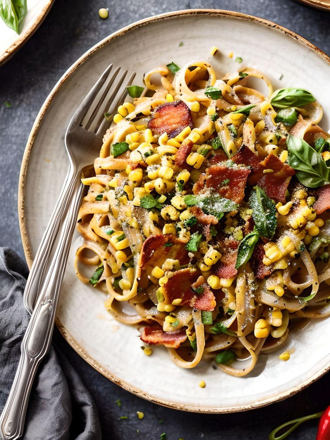 Canned Corn Recipes -Savory Corn and Black Bean Fiesta